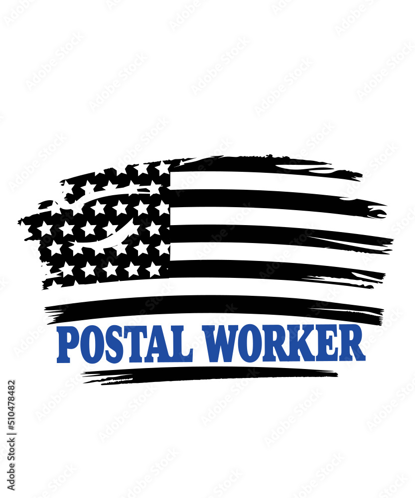 postal worker svg, postal svg, postal worker flag svg, postal worker ...