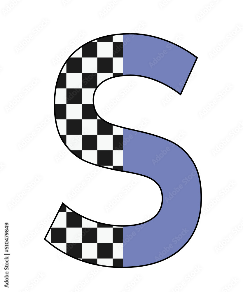 Checkered Alphabet and Numbers png SVG Cut File, race font svg png ...