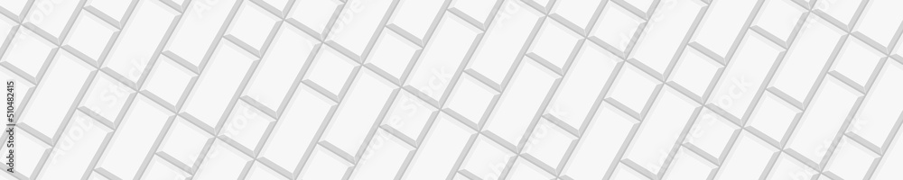 White square and rectangle tile diagonal arrangement seamless pattern ...