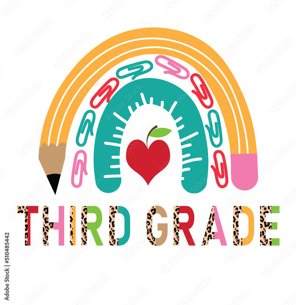 rainbow third Grade png, rainbow 3rd Grade png, half leopard cheetah ...