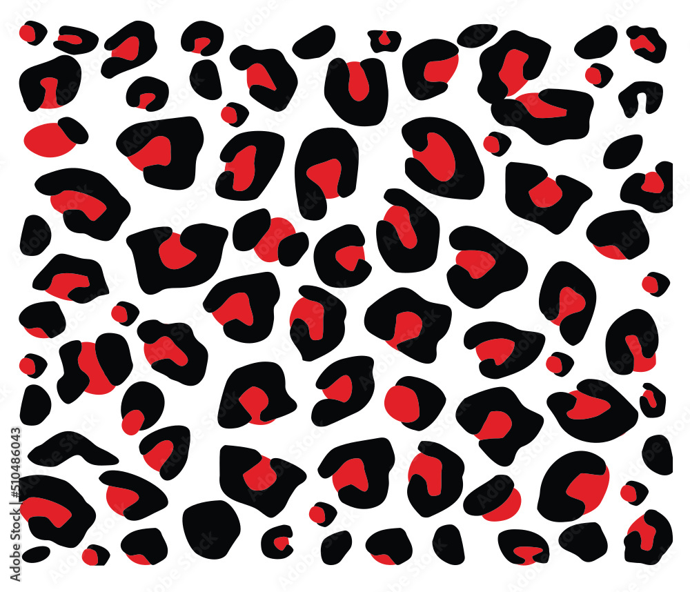 Stockvector red leopard print svg png, red cheetah print svg, red ... Stockvector red leopard print svg png, red cheetah print svg, red ...