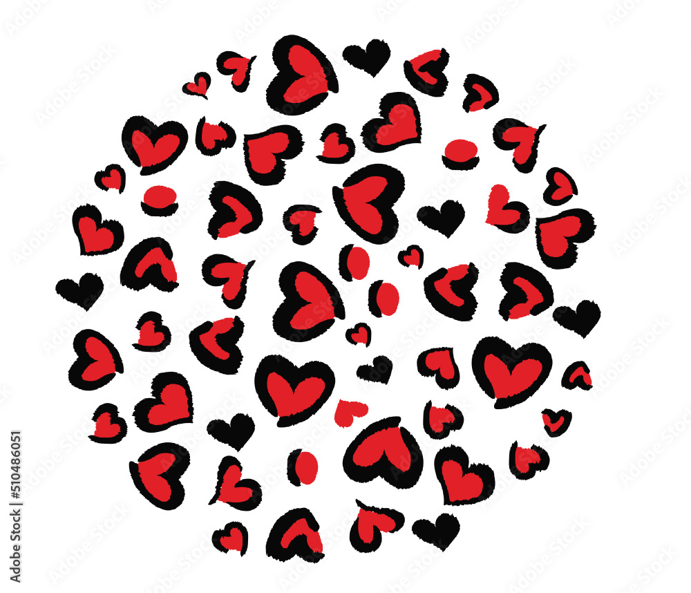 red leopard print svg png, red cheetah print svg, red leopard svg, red ...