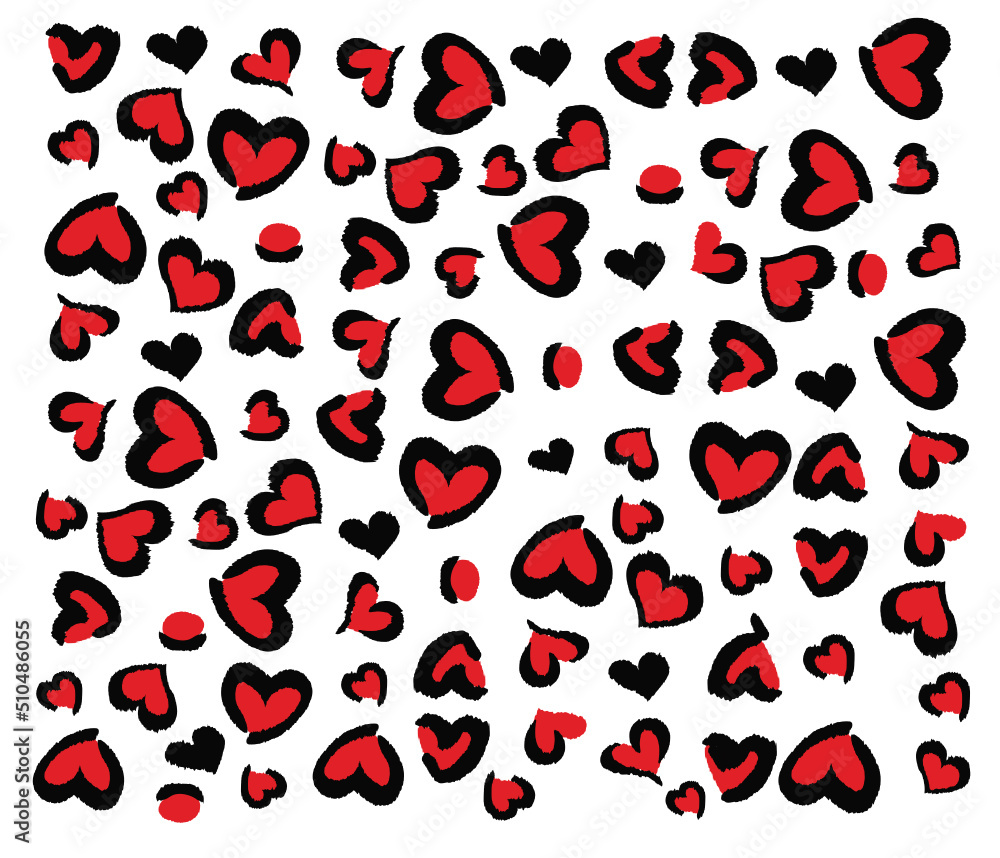 red leopard print svg png, red cheetah print svg, red leopard svg, red ...