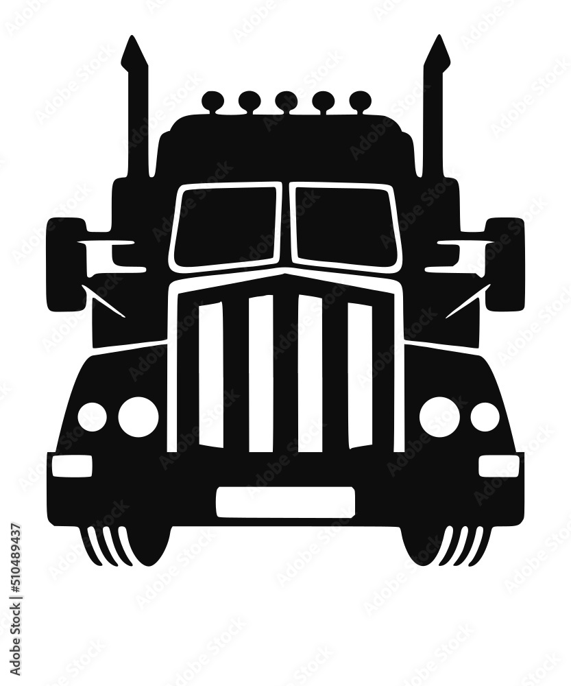 Vecteur Stock semi truck svg, semi truck Name svg, truck driver svg ...