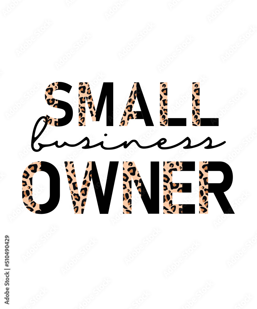 Small Business Owner Half Leopard svg png, girl boss svg, mom boss svg ...