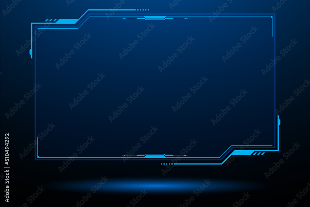 abstract hud ui. Abstract hi tech. Abstract digital background with ...