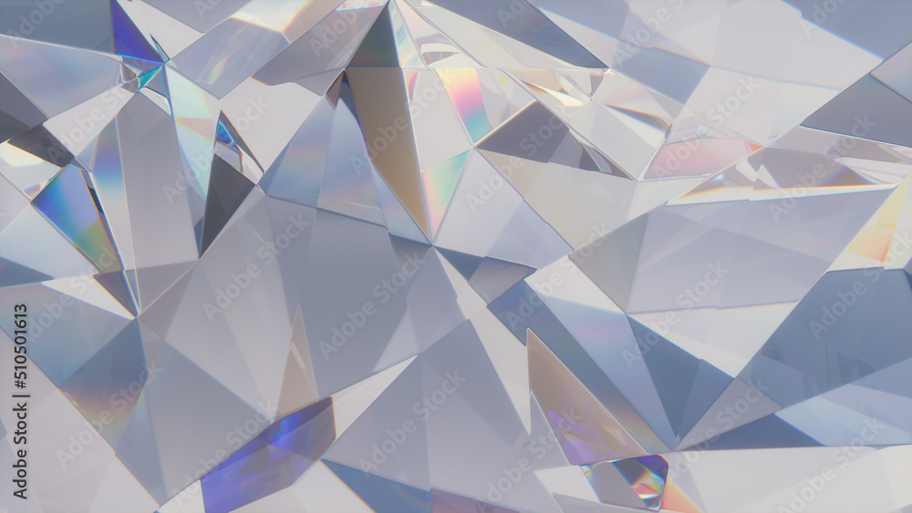 Modern Product Backdrop with Glass 3D Wall. Refractive Premium ...