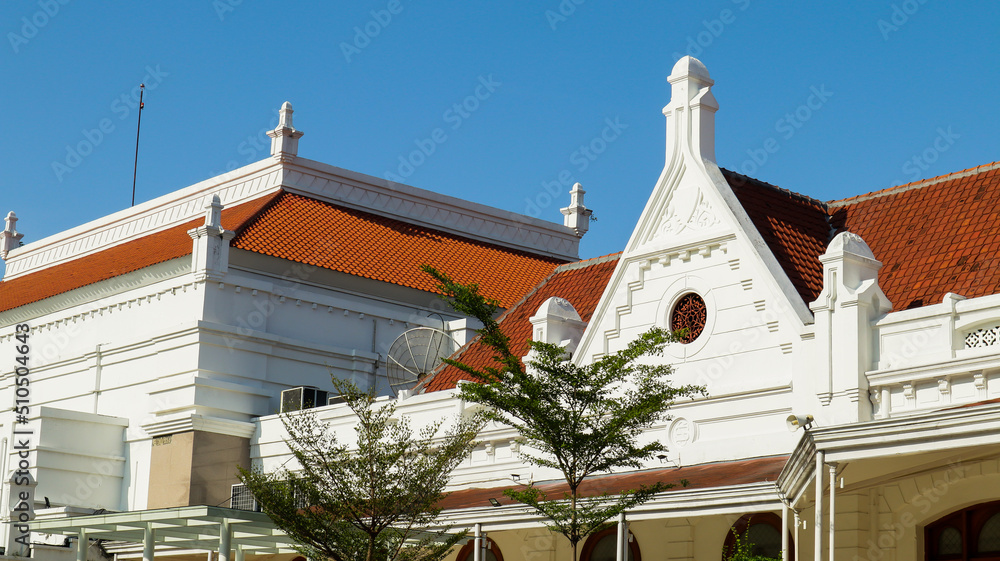 "Alun Alun Surabaya" or Surabaya Square which is a historic building in ...