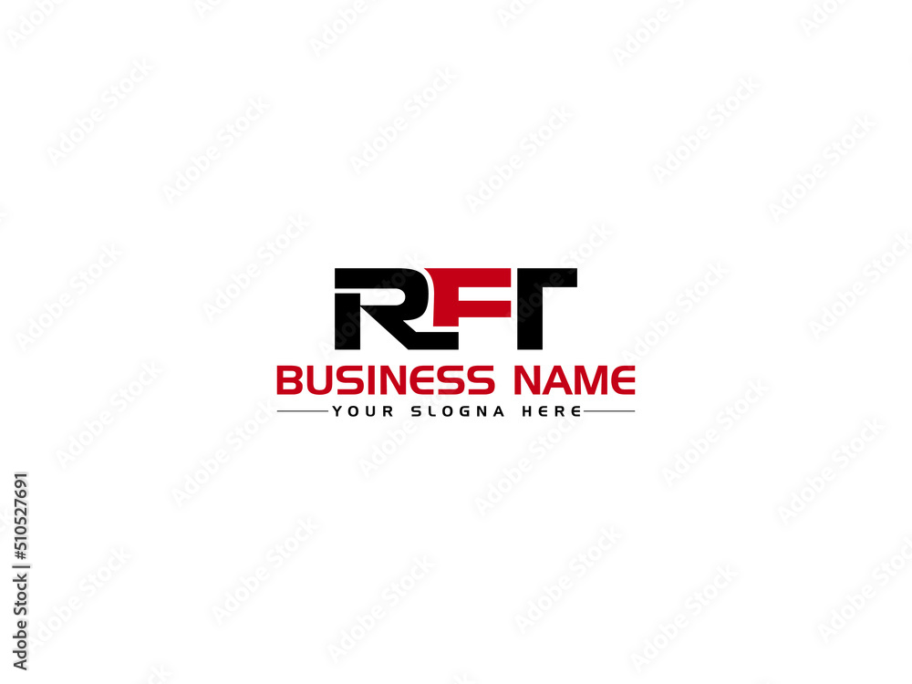 Modern RFT Logo Letter Design, Creative RF Logo Icon Vector For Any ...