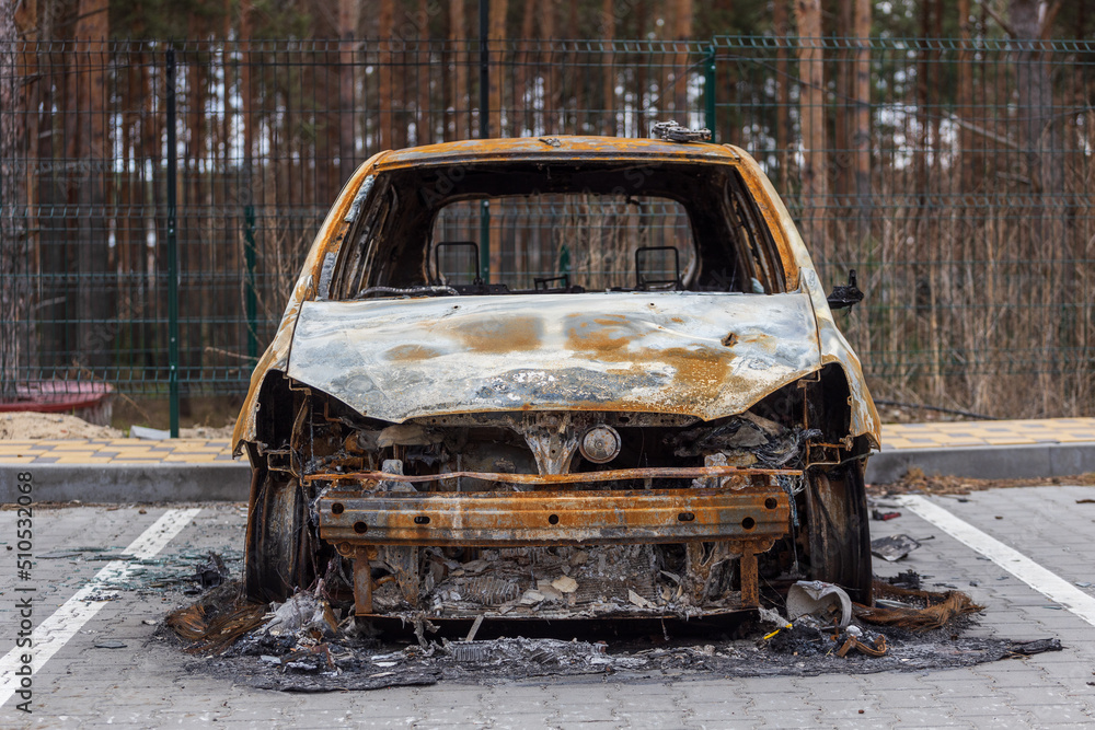 Foto de auto, army, car, vehicle, war, abandoned, accident, aggression ...