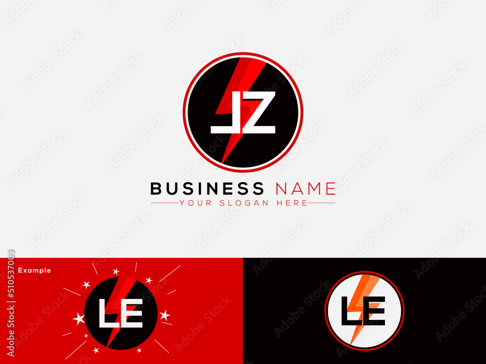 Modern LZ Logo Image, Powerful Lz zl Logo Icon Vector For Electronic ...
