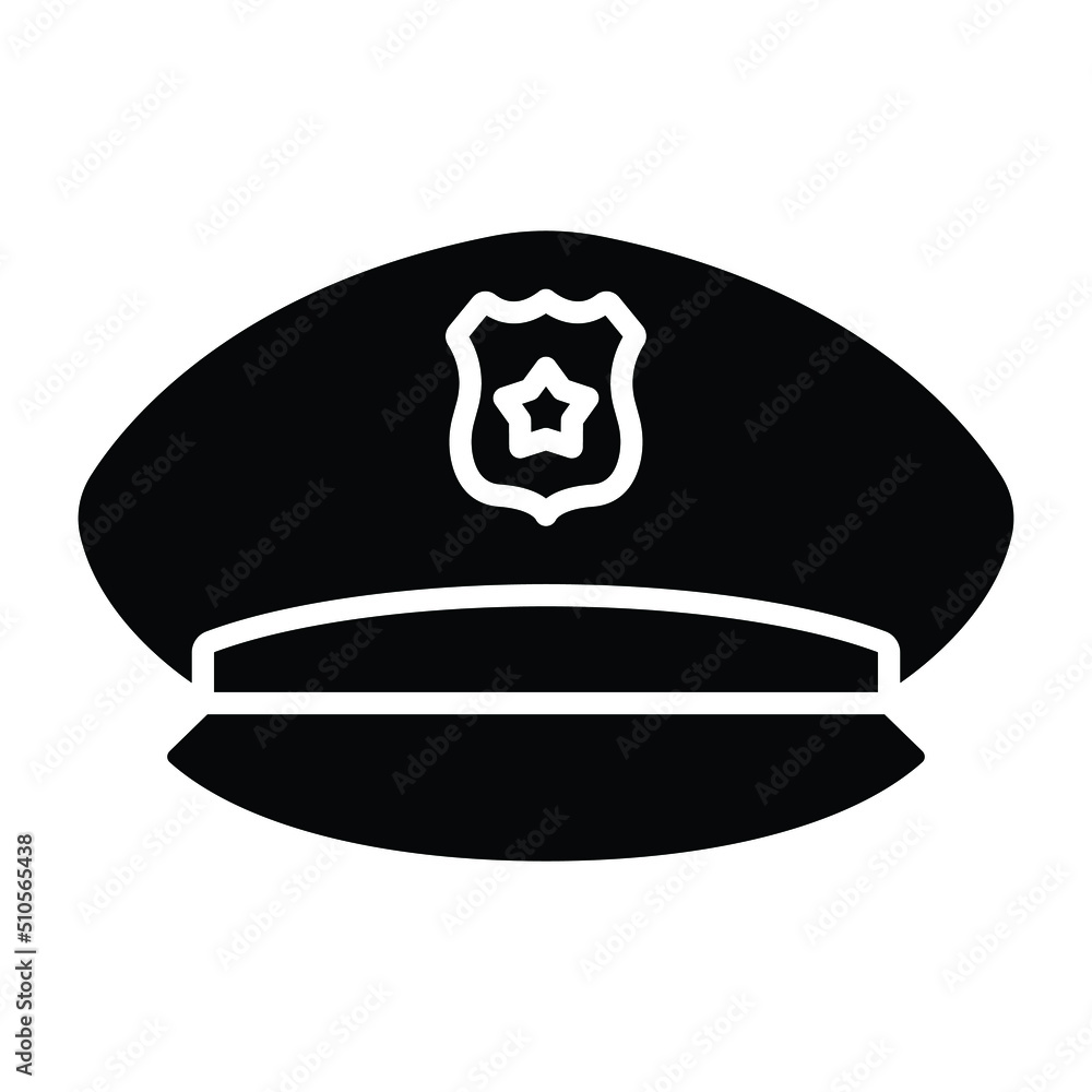 Police Hat Silhouette