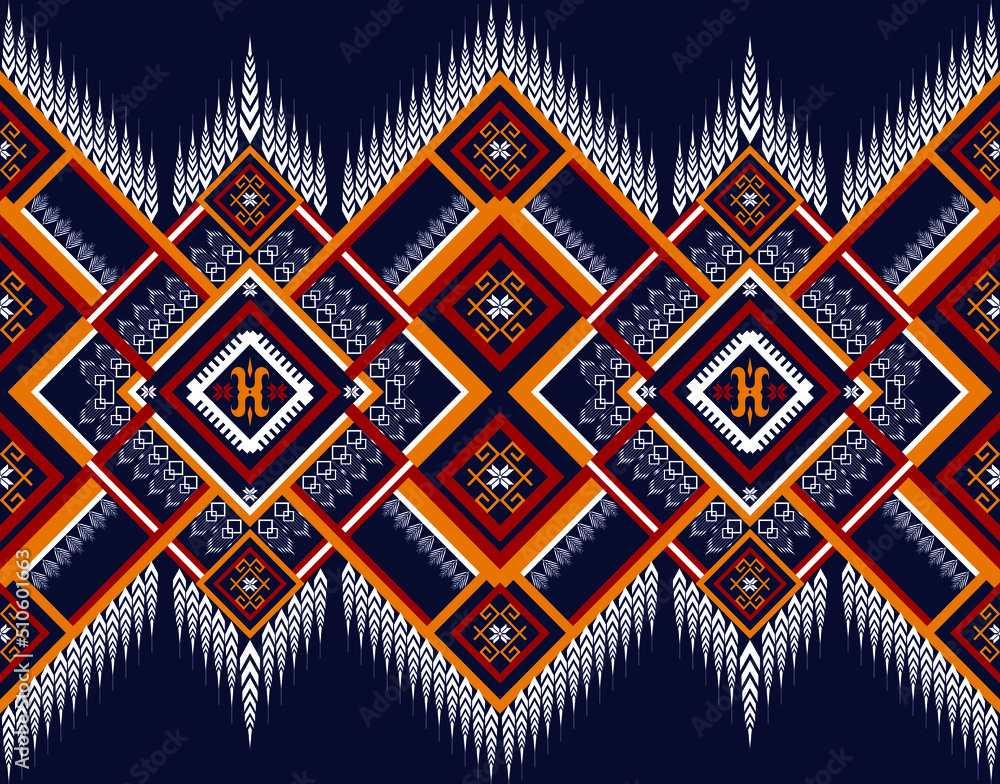 geometric ethnic vintage texture vector art design. textile fashion ...