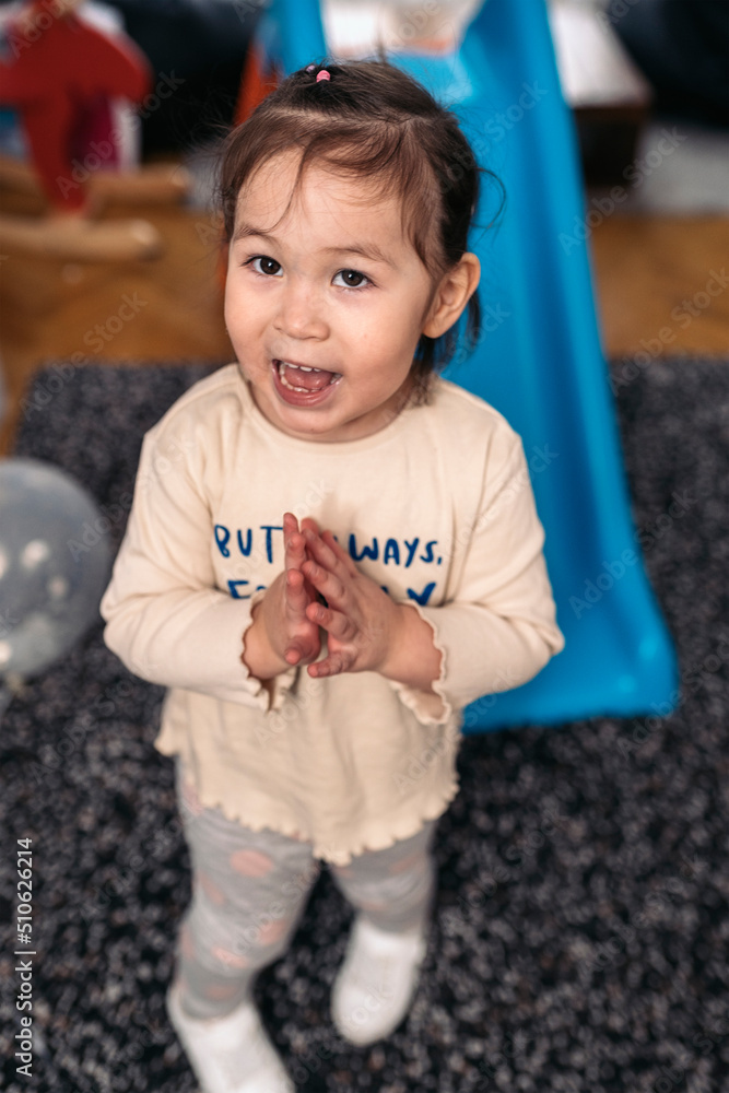 Lovely Little Girl Portrait Stock Photo | Adobe Stock