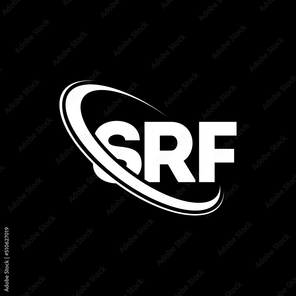 SRF logo. SRF letter. SRF letter logo design. Initials SRF logo linked ...
