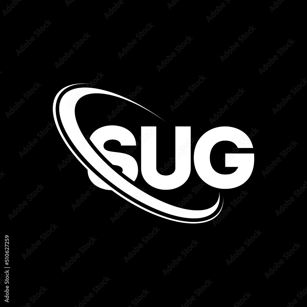 SUG logo. SUG letter. SUG letter logo design. Initials SUG logo linked ...