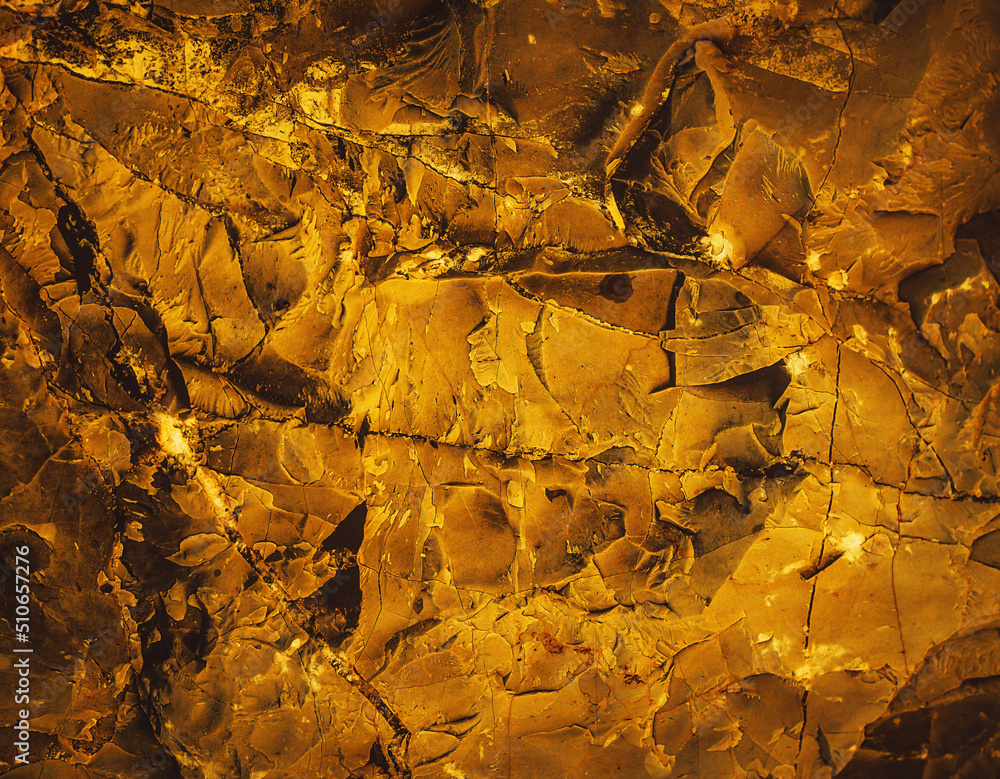 Rock pile. Stone texture. Gold texture. Golden Ore rocks. Stone ...