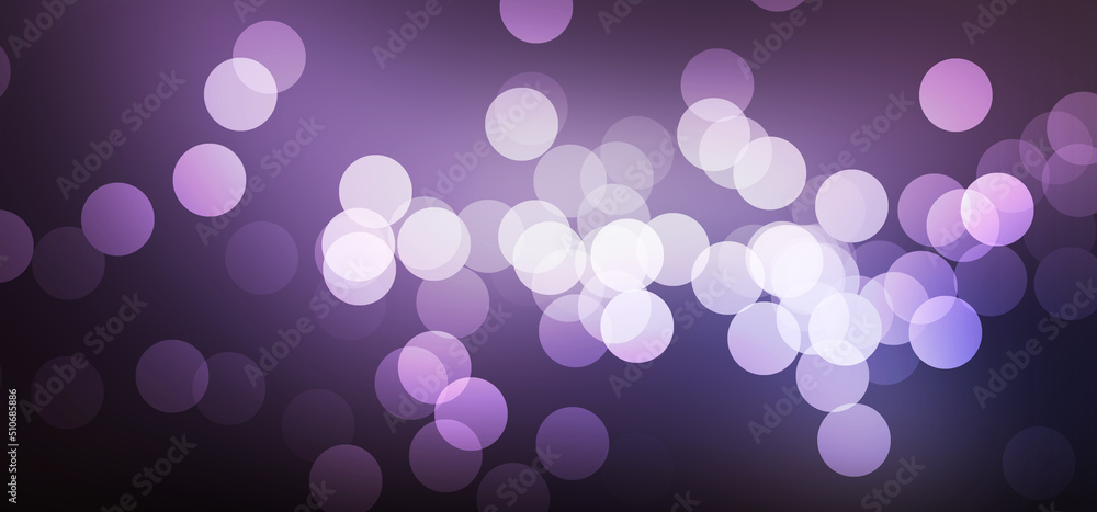 abstract background with bokeh shiny purple color glow lights twinkle ...