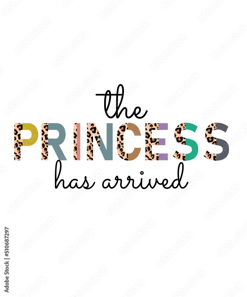 the princess has arrived SVG png, half leopard the princess has arrived ...