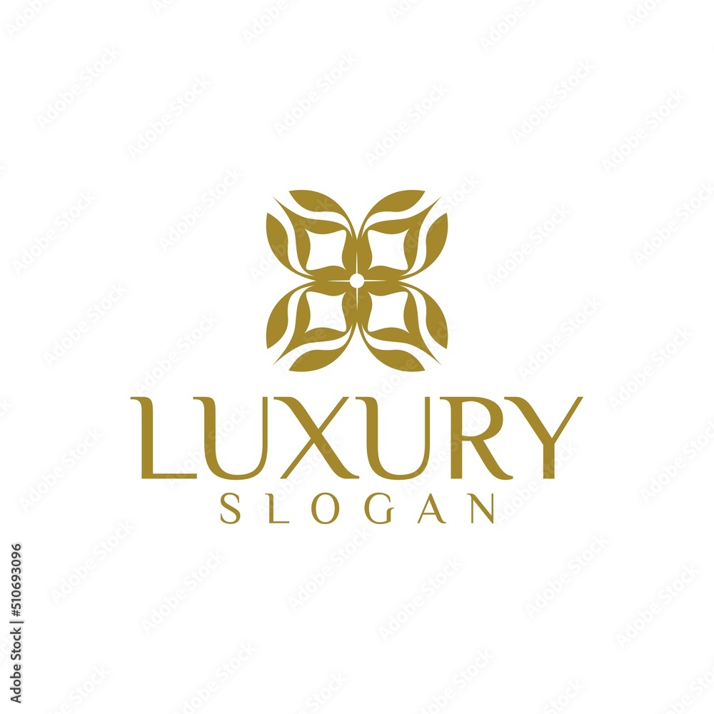 Luxurious logo design. Stock Vector | Adobe Stock