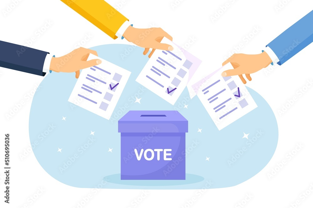 People Voting Clipart
