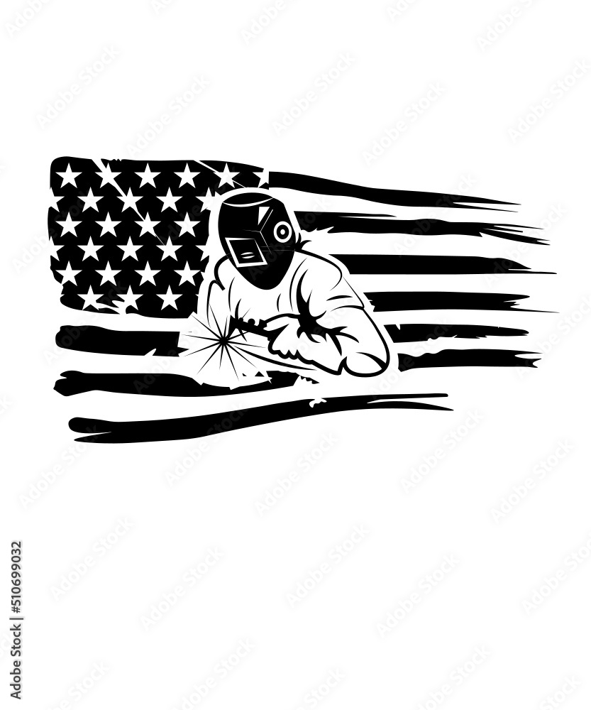 welder svg, welder flag svg, welder american flag, welder usa flag ...