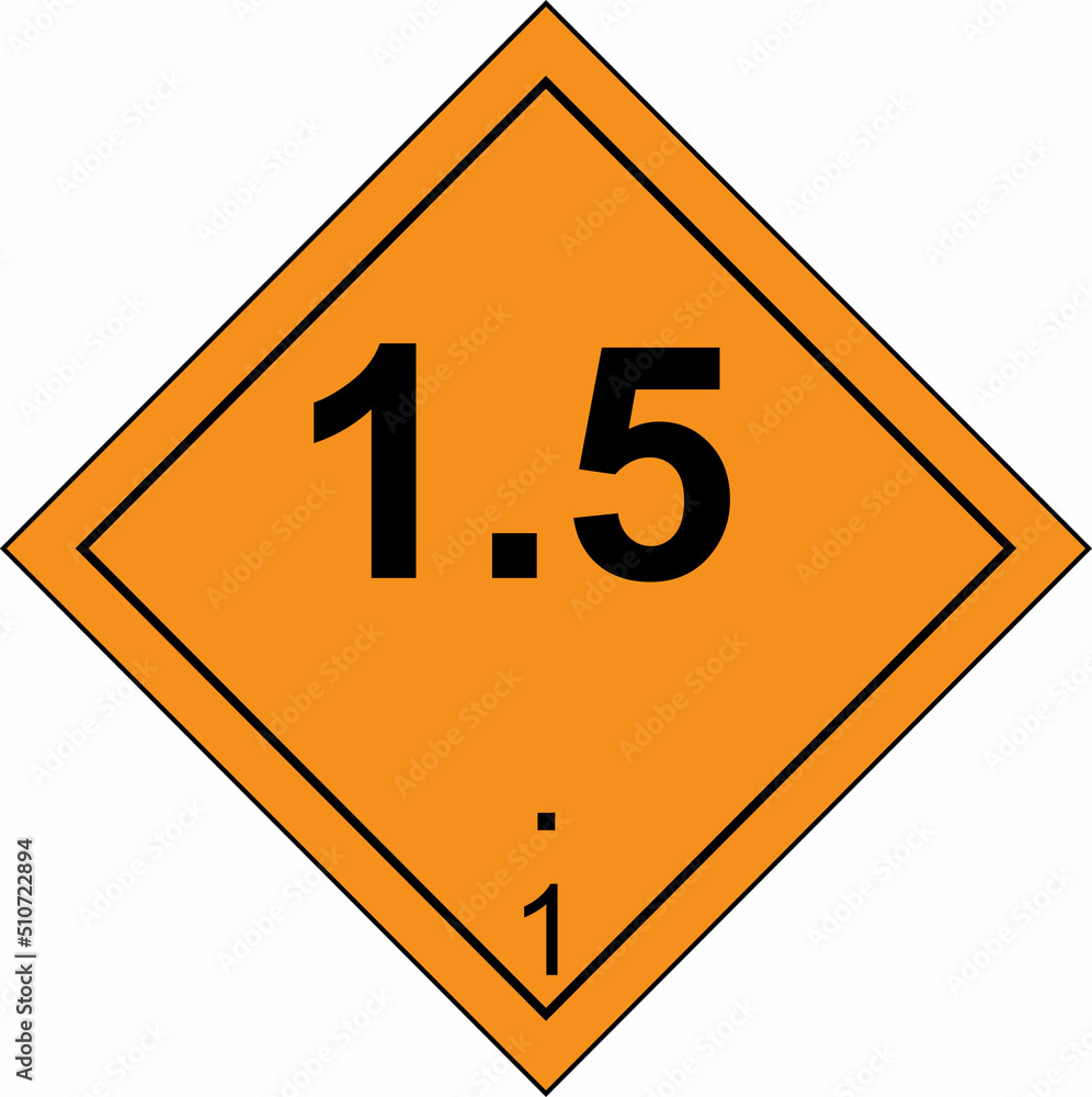 señal, adr1.5, 1.5, 1, explosivo , pictograma, vector, imagen, indicar ...