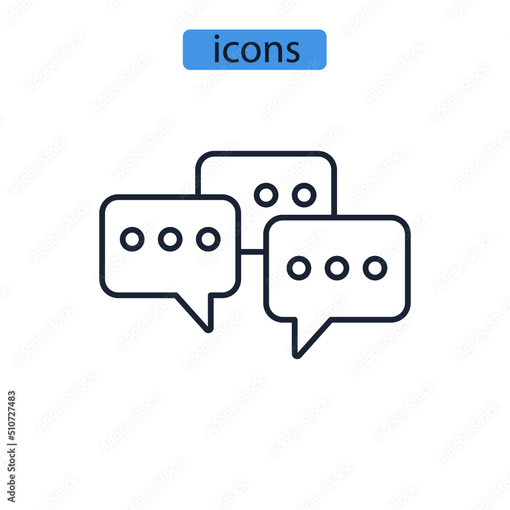 employer branding icons set . employer branding pack symbol vector ...