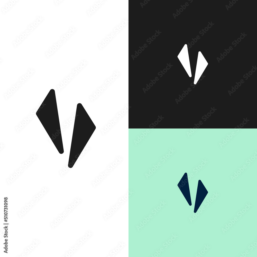 Simple letter V logo design vector for your brand Stock Vector | Adobe ...
