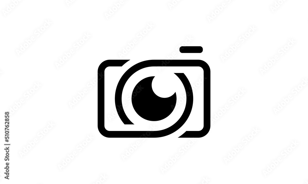 camera photography logo icon vector Stock Vector | Adobe Stock