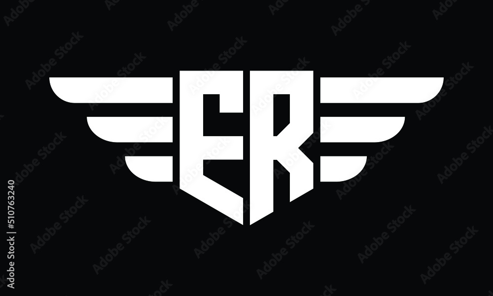 ER logo design vector template | monogram logo | abstract logo ...