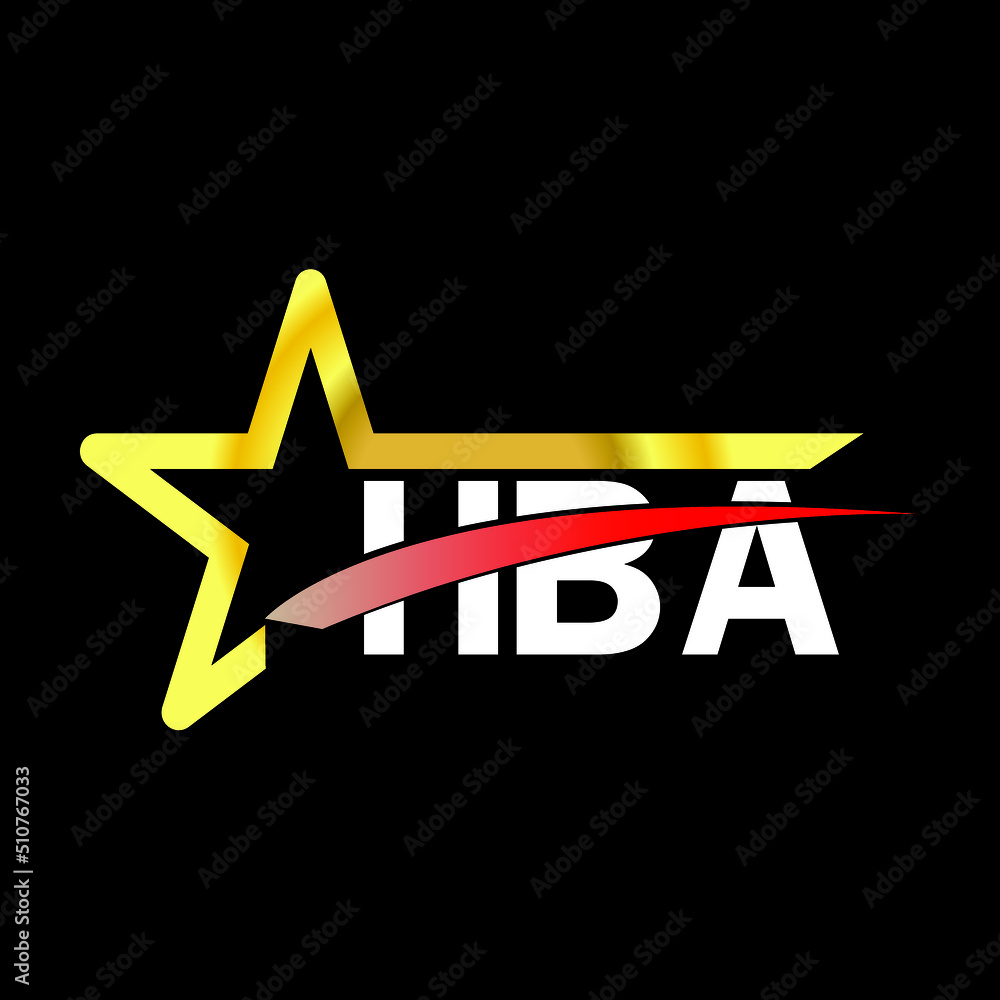HBA letter logo design. HBA creative letter logo. simple and modern ...