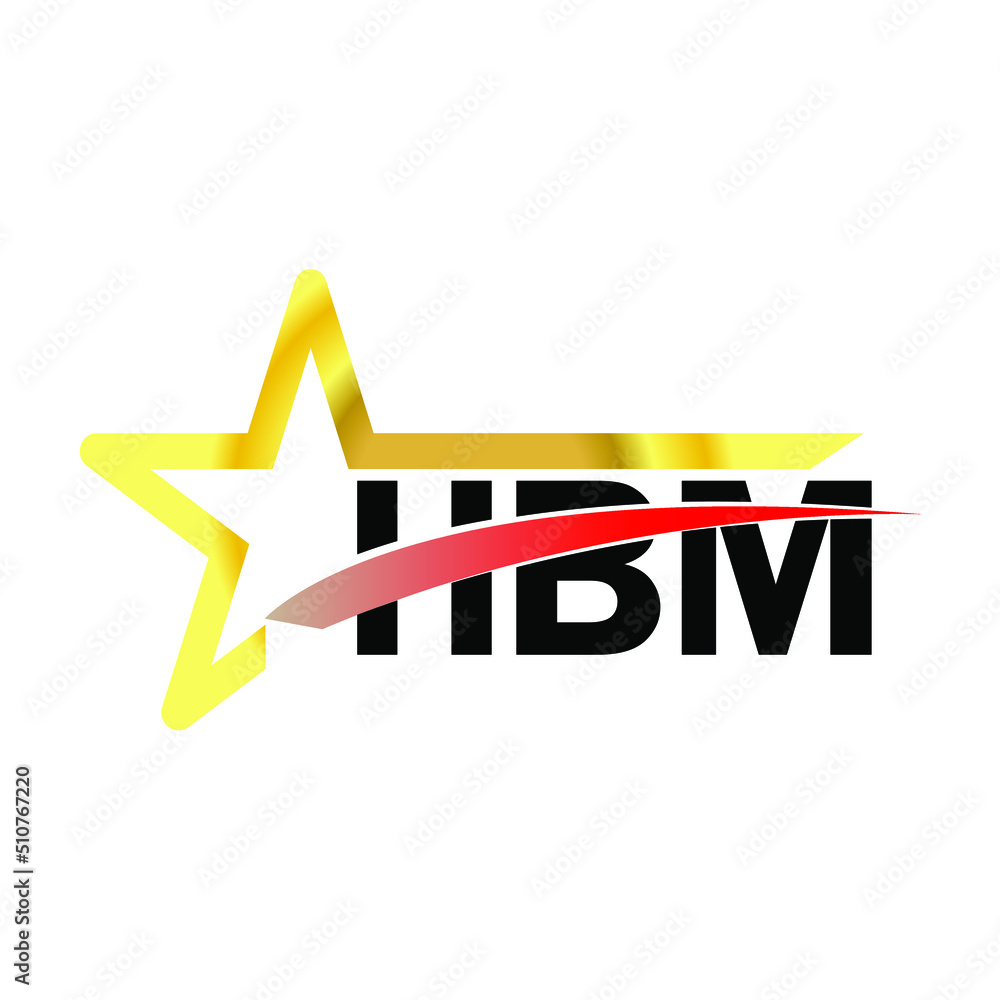 HBM letter logo design. HBM creative letter logo. simple and modern ...