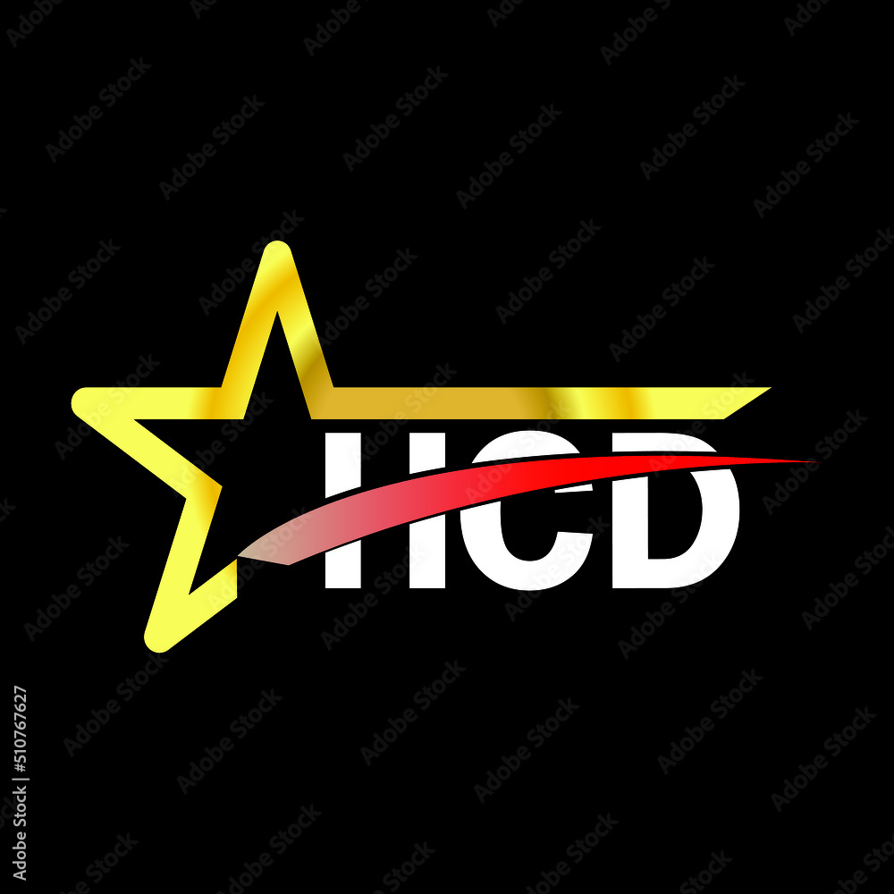 HCD letter logo design. HCD creative letter logo. simple and modern ...