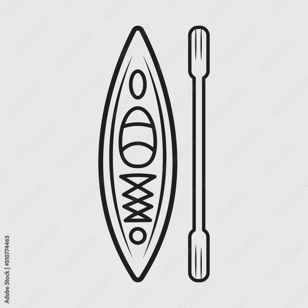 Kayak Outline SVG Bundle Cut File, Kayak Boat Svg, Canoe Svg, Water ...