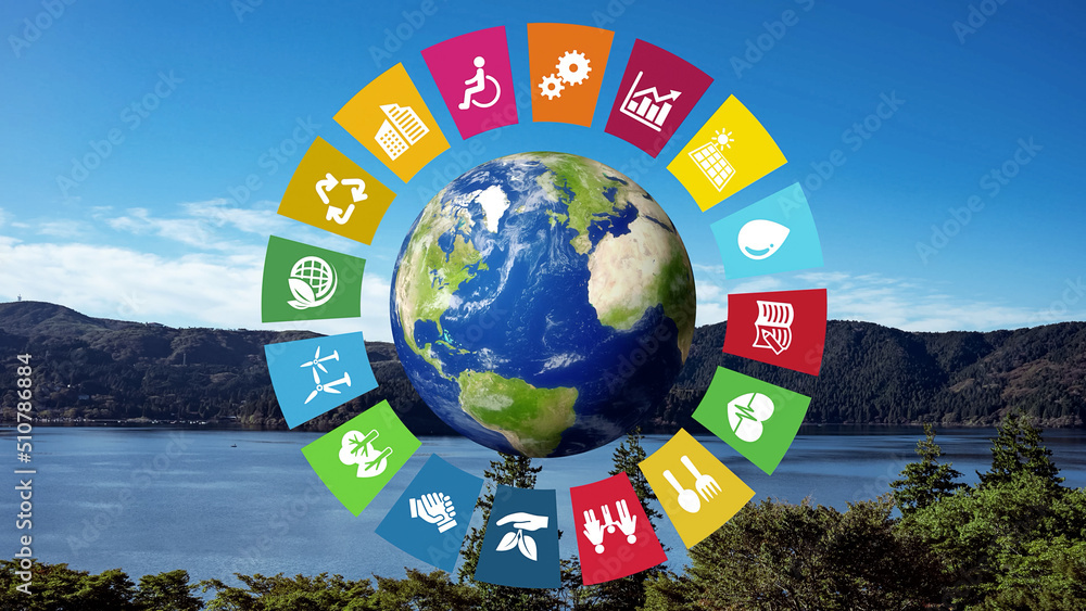 Environmental technology concept. Sustainable development goals. SDGs ...