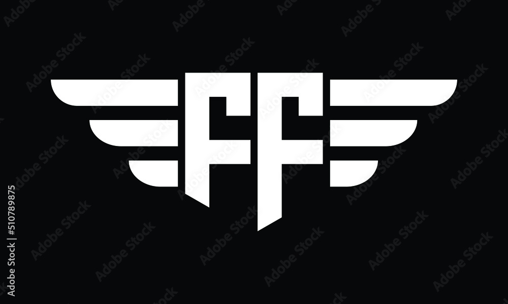 FF logo design vector template | monogram logo | abstract logo ...