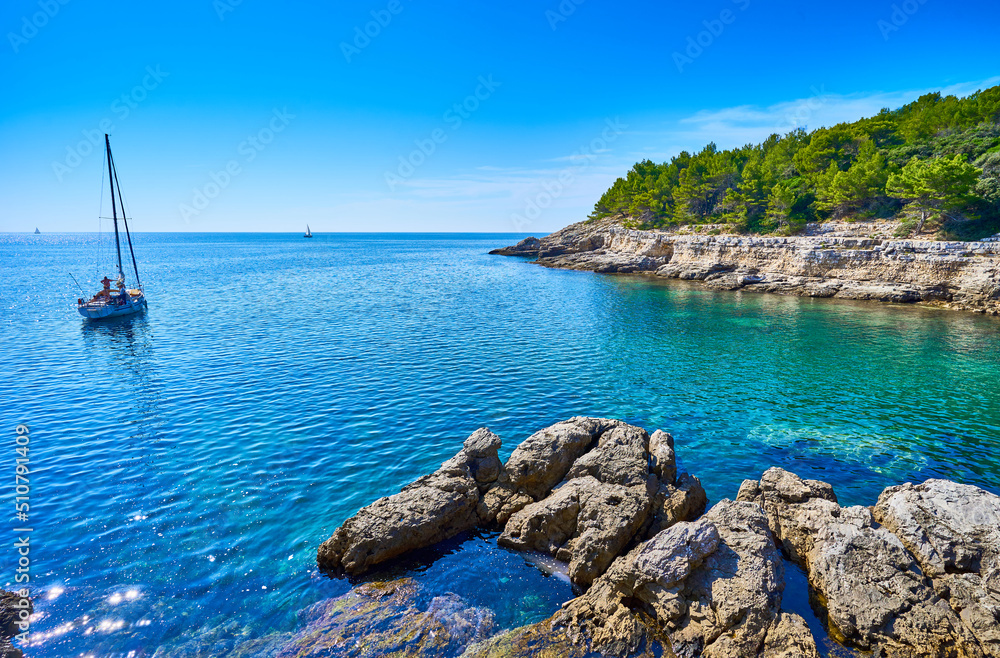 Famous Seagull Rock at Pula Cave - Next to Cyclone Beach - Istria ...