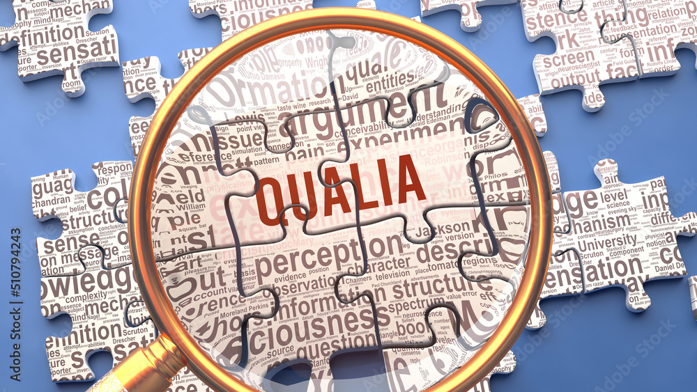 Qualia as a complex and multipart topic under close inspection ...