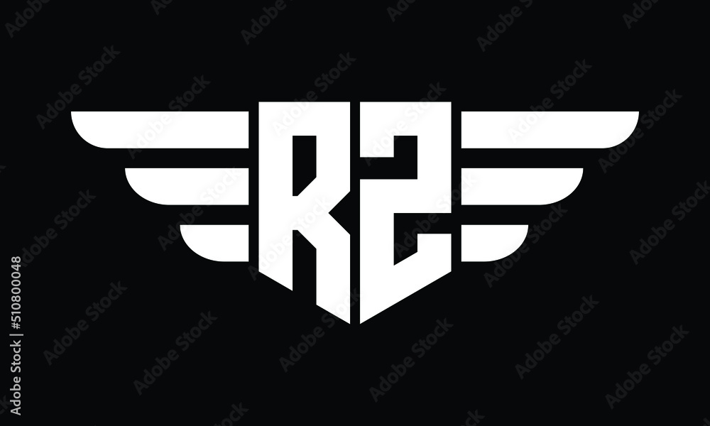 RZ logo design vector template | monogram logo | abstract logo ...