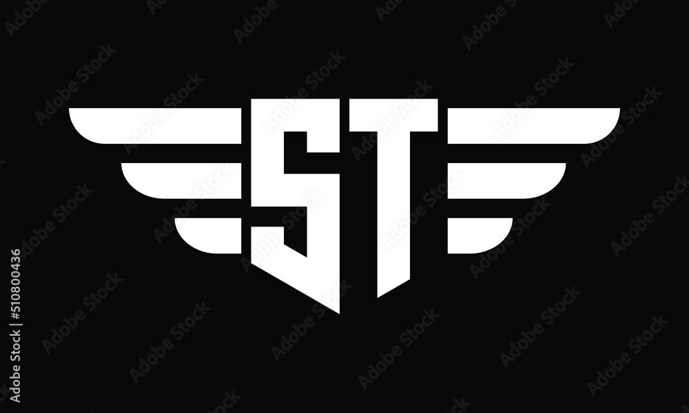 ST logo design vector template | monogram logo | abstract logo ...
