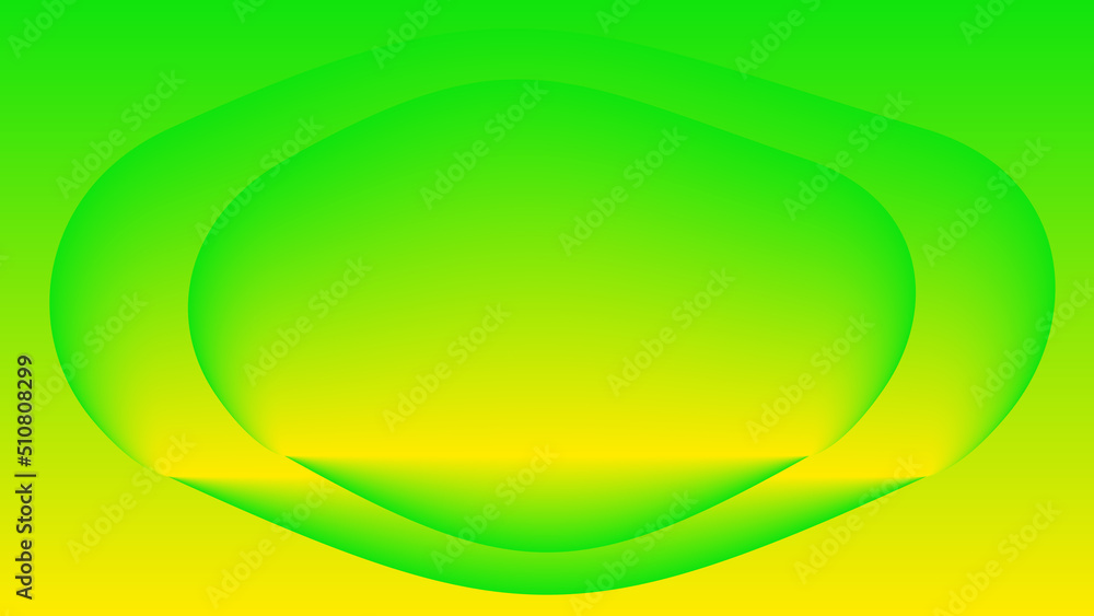 Abstract blurred neon yellow green color gradient background. Textured ...