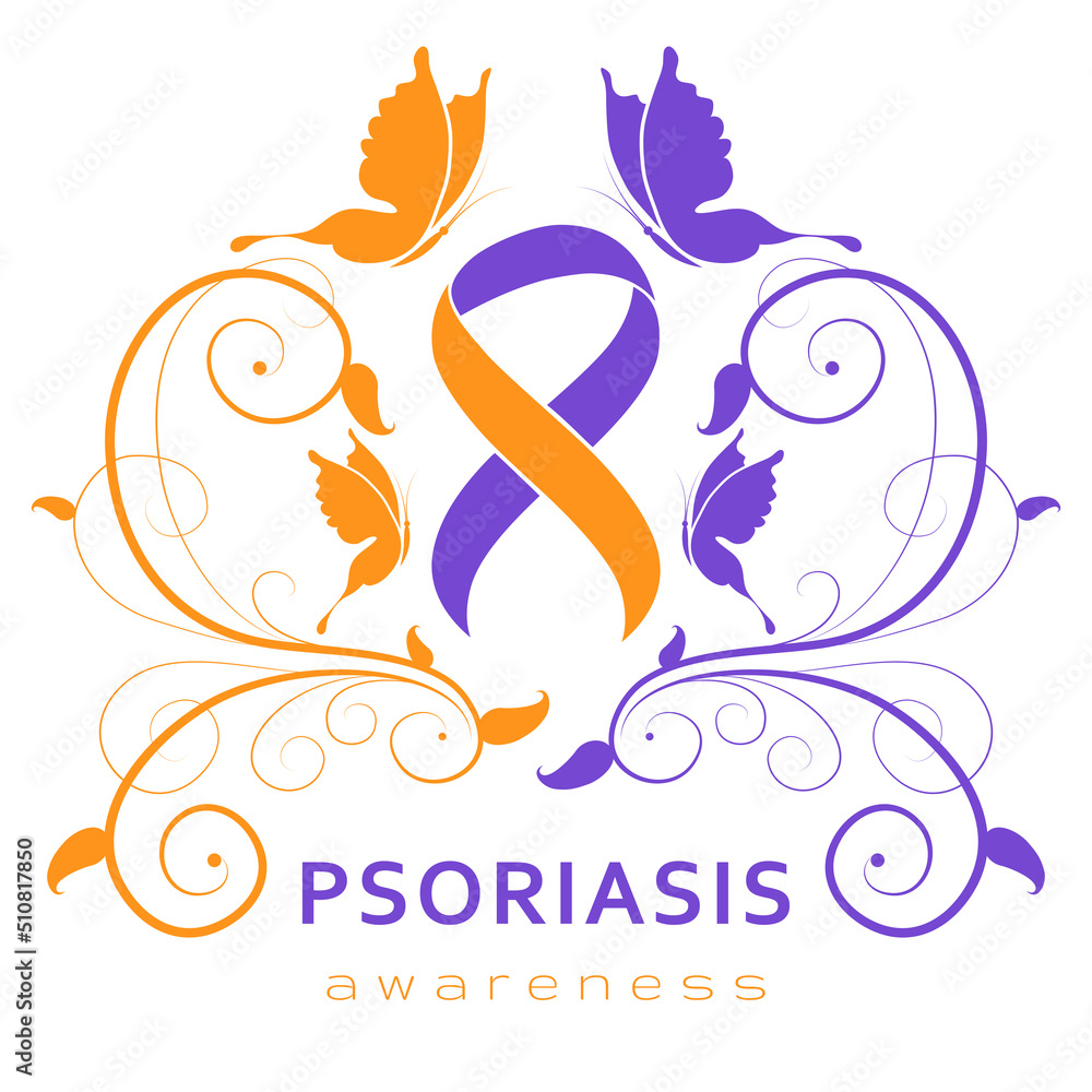 Psoriasis Awareness Month. Psoriasis Action Month. Support, celebration ...