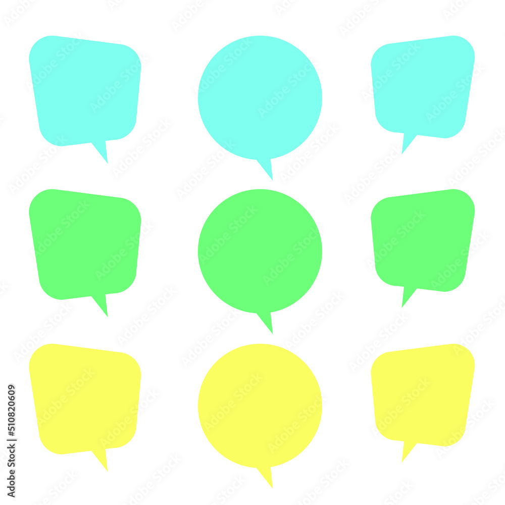 Colorful message box with question mark sign.Vector illustration ...