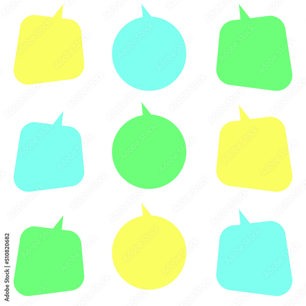 Colorful message box with question mark sign.Vector illustration ...