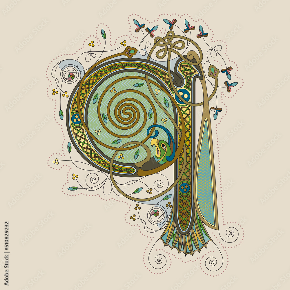 Illuminated Letters Q