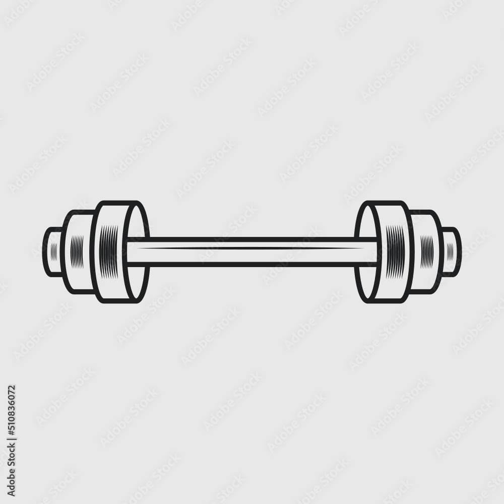 Gym Weight Outline SVG Bundle Cut File, Gym Svg, Weight Svg, Dumbbell ...