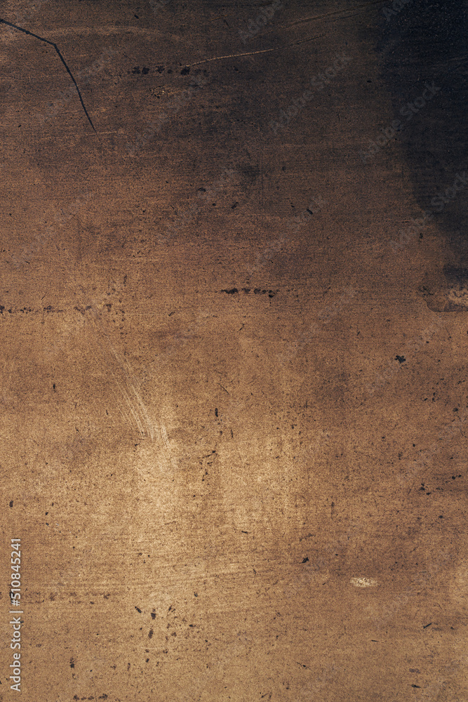 Brown wall is texture background. Light is reflection on wall. Can be ...