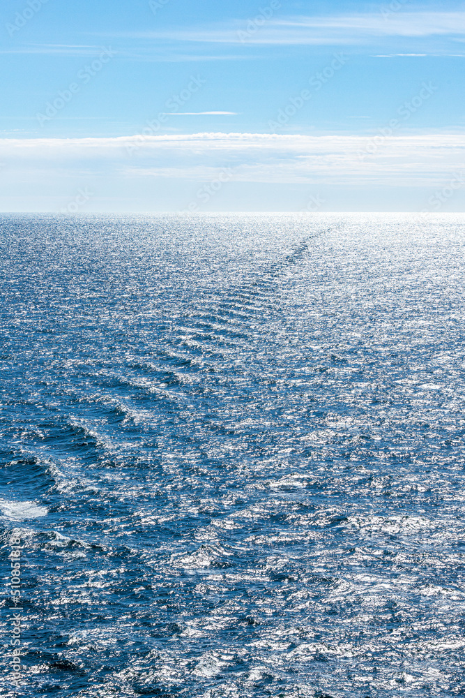 An unusual "path in the sea" (presumably a current) in The Skagerrak ...