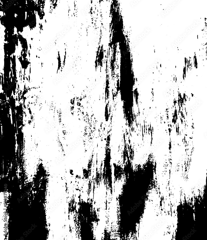 Grunge overlay vector. Abstract grunge rectangular frame. Dirty grainy ...